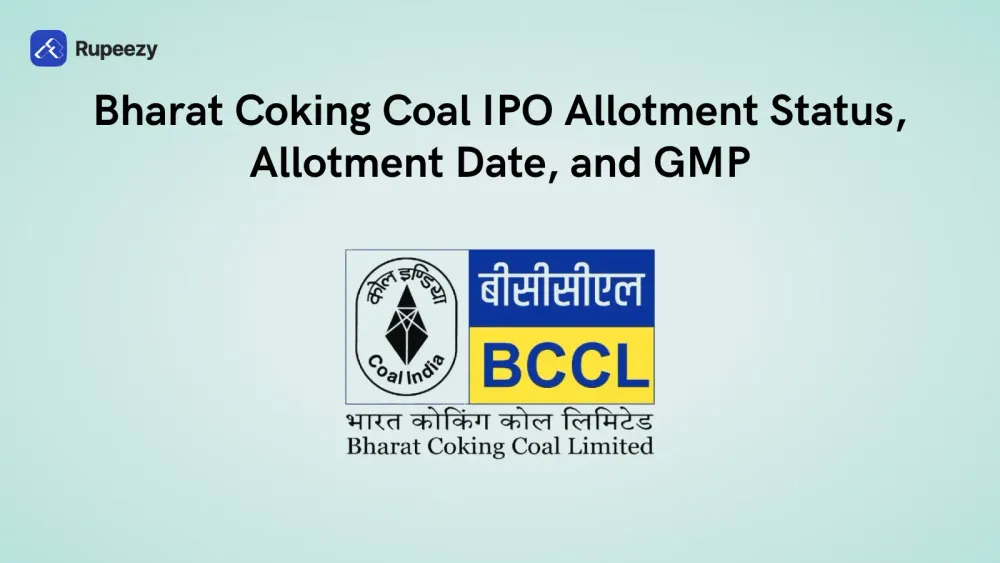 Bharat Coking Coal IPO - Allotment Status, Allotment Date, and GMP ...
