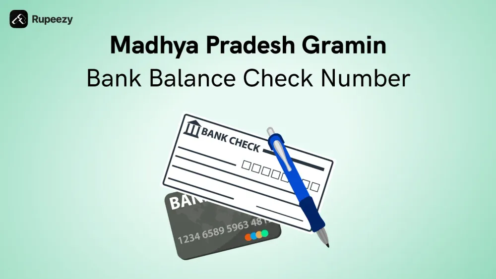 Madhya Pradesh Gramin Bank Balance Check Number | Rupeezy