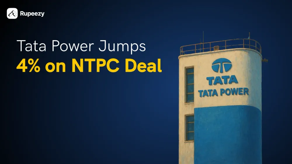 Tata Power Surges 4% After TPREL Bags 200MW NTPC Project | Rupeezy