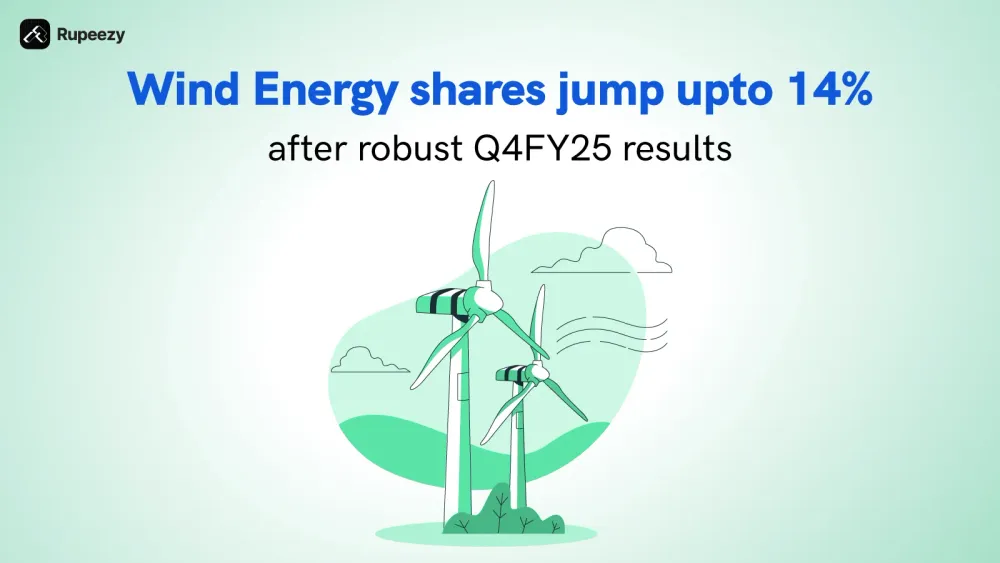 Wind Energy shares jump up to 14% after robust Q4FY25 results | Rupeezy